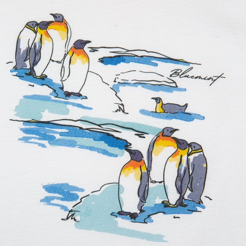 Bluemint | Ricci printed kids ice penguin t-shirts