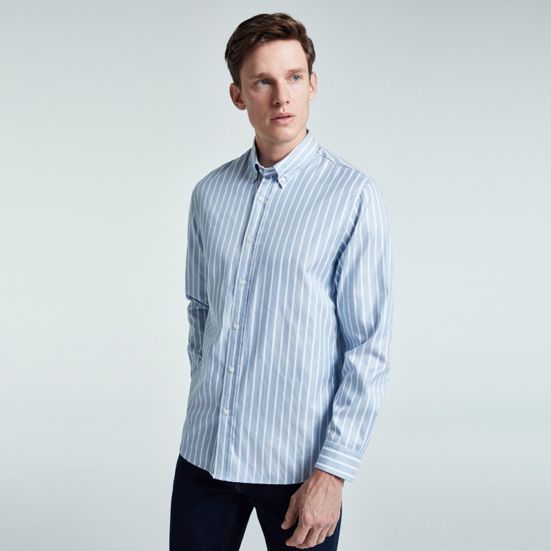 Bluemint | Harold blue stripey gömlek