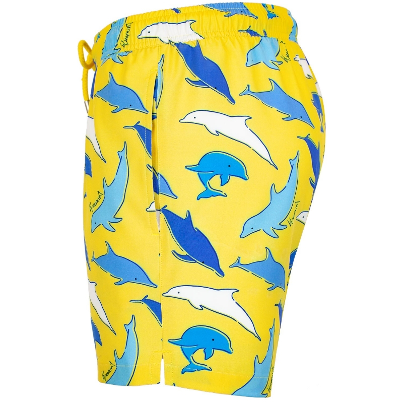 Bluemint | Arthus stretch yellow dolphin swimwear