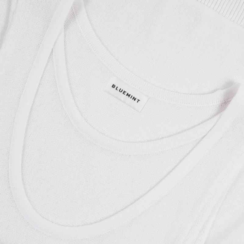 Bluemint | Aimee white bluz