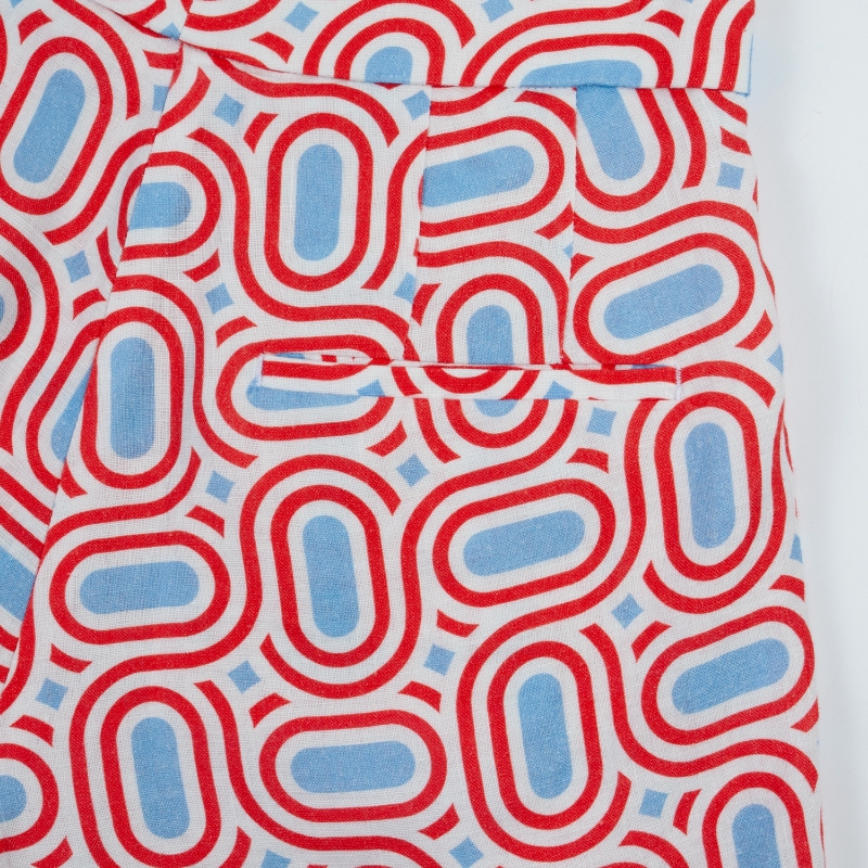 Bluemint | Romy red diamond şort